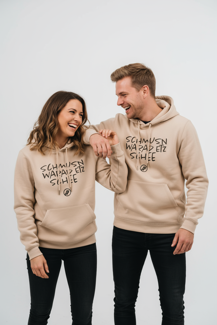 Hoodie Schmusen warad etz schee – Vogelwuid